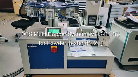 Ocs Optical Control Systems Gmbh On Linkedin Ocs Multi Hopper System With Beaker Tilter Device