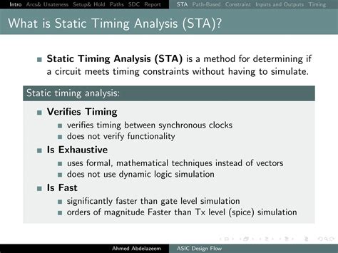 Static Time Analysis Pdf