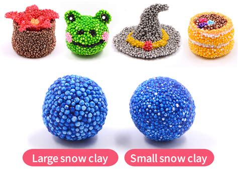 100 Gram Modeling Craft Foam Clay Funny Snow Clay Foam Modeling Clay