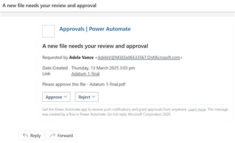 trigger approvals from a sharepoint document library in power automate