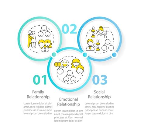 Premium Vector Genograms Information Circle Infographic Template