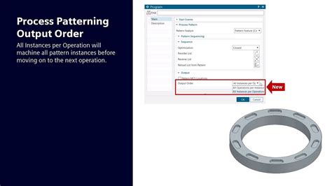 nx process patterning output order youtube
