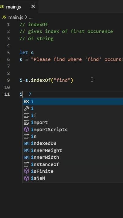 Javascript String Indexof Method Youtube