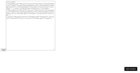 React Codesandbox