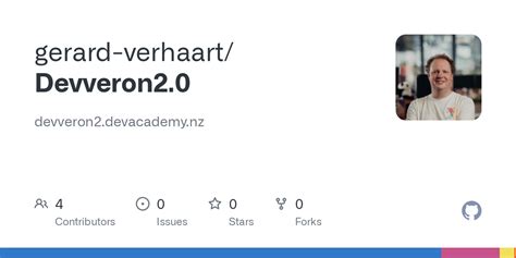 GitHub Gerard Verhaart Devveron Devveron Devacademy Nz