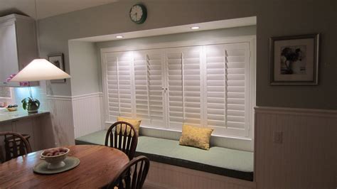 Bay Window Seat With Custom Cushion And Recessed Lights