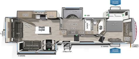 Campsite Elite Floorplans Forest River Rv
