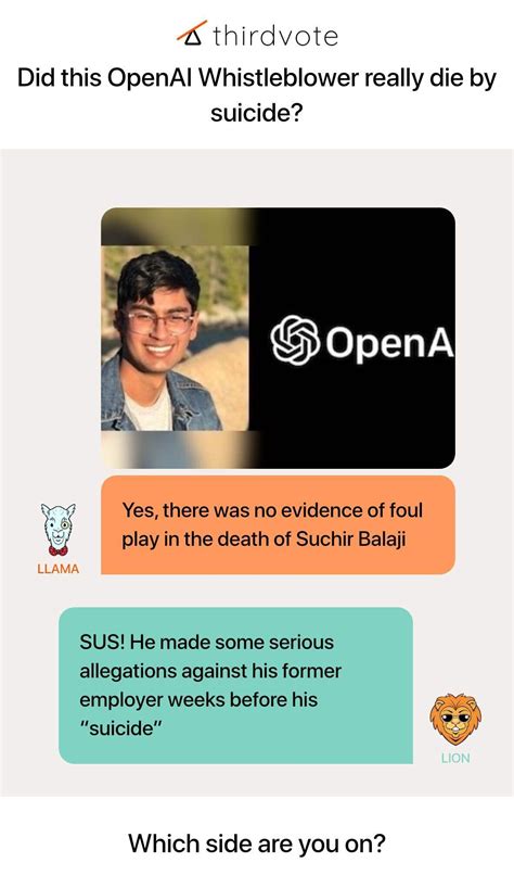 did this openai whistleblower suchir balaji really die by suicide