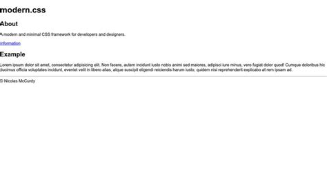 Moderncss Prototype