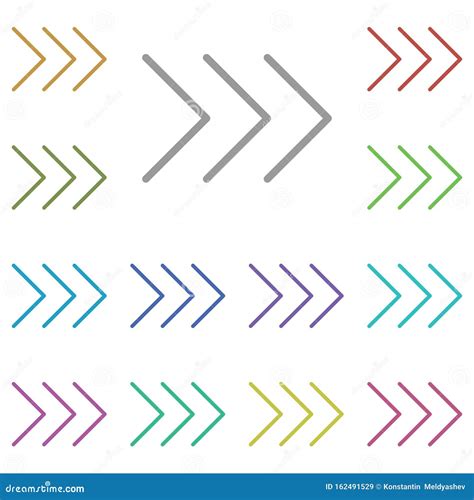 Arrow Next Icon Simple Thin Line Outline Vector Element Of Arrow