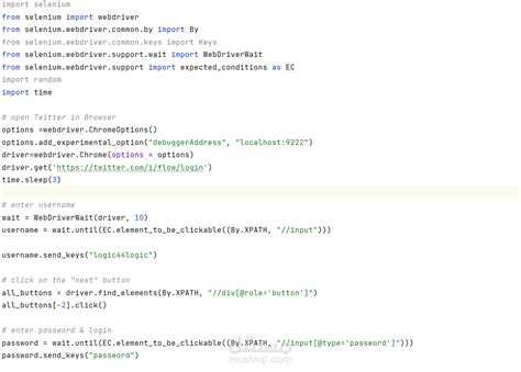 Automation And Web Scraping Twitter Bot مستقل