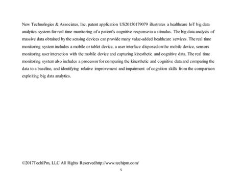 Iot Big Data Analytics Insights From Patents Ppt
