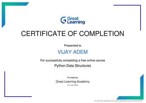 Vijay Adem On Linkedin Greatlearning Datastructures Programming Greatlearningacademy