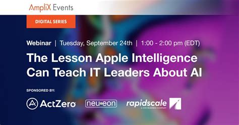 Amplix On Linkedin Ai Appleintelligence It Security