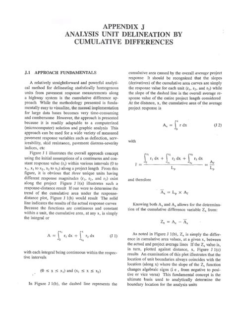 appendix j analysis unit delineation by cumulative differences pdf