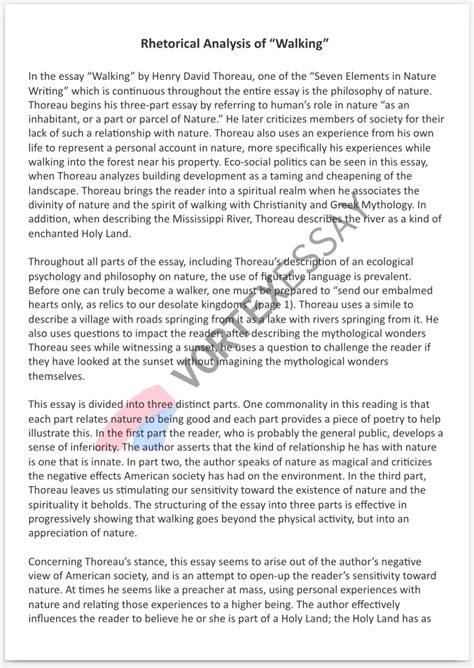 Writing Assignment Guide With Essay Examples