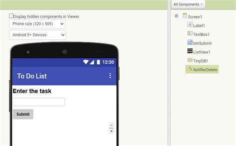 Deleting Row From Listview And Tinydb Mit App Inventor Help Mit App