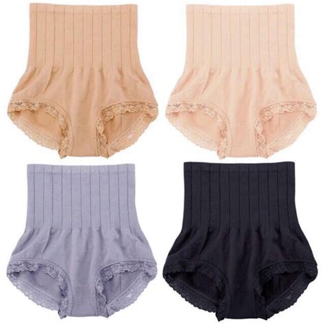 Women Panties Tall Waist Non Trace Panty Girdle Lingerie 006 Shopee