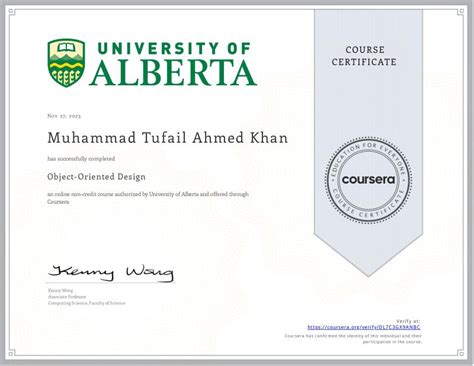 Completed Object Oriented Design At Ualberta Muhammad Tufail Ahmed
