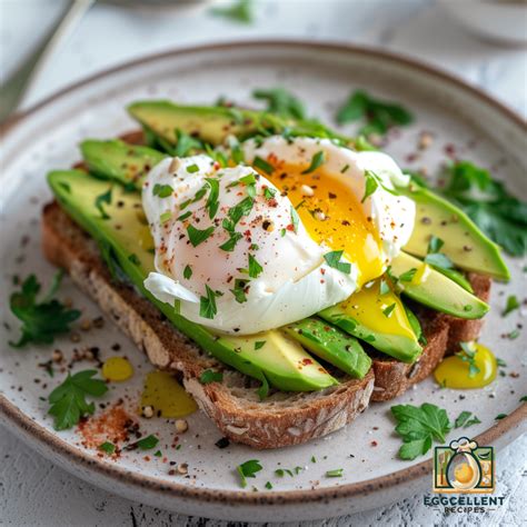 Avocado Toast With Poached Egg