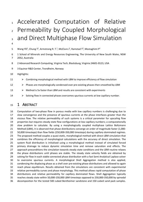 pdf accelerated computation of relative permeability by coupled
