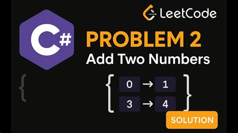 Leetcode 2 Add Two Numbers C Solution Linked List Manipulation