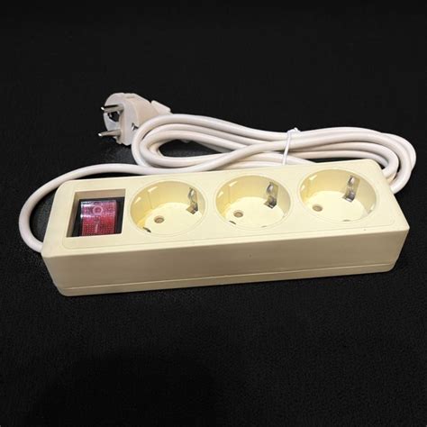 Stop Kontak 3 Lubang Kabel 3 Meter Sni Terminal Kuningan Colokan Murah Bagus Lazada