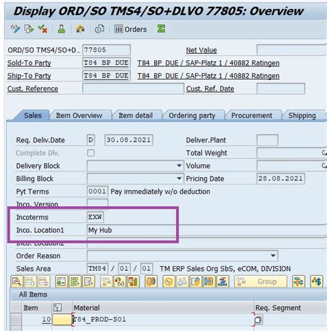 Assignment Of Incoterm Locations In Sap Tm Sap Community