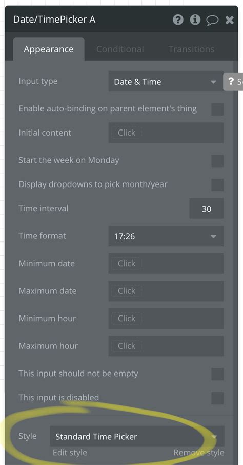 Format The Date Picker Database Bubble Forum