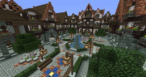 Lovely Medieval Square Medieval Town Update1 With Download Builders