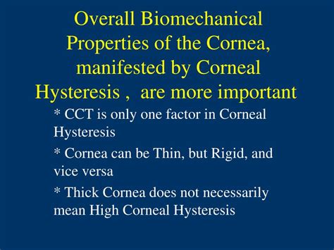 Ppt Central Corneal Thickness And Glaucoma Powerpoint Presentation