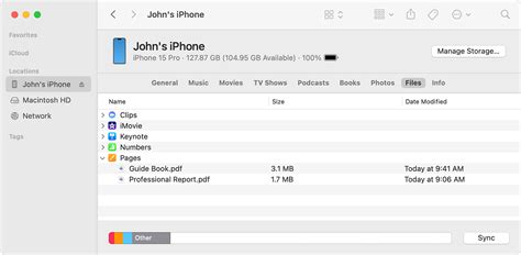 Use The Finder To Share Files Between Your Mac And Your Iphone Ipad And Ipod Touch Apple