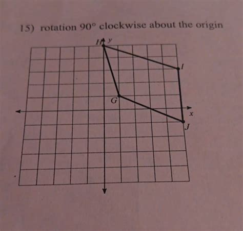 15 rotation 90∘ clockwise about the origin filo