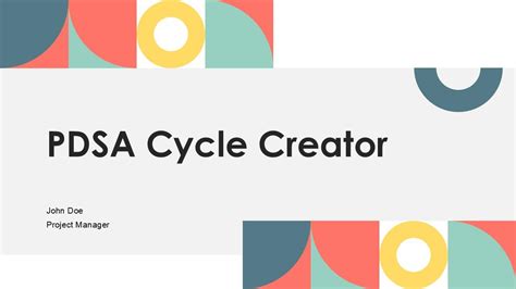 Pdsa Cycle Creator Ppt Outline Acp Ppt Example
