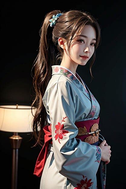 Premium Ai Image Japanese Young Beautiful Girl Model Wearing