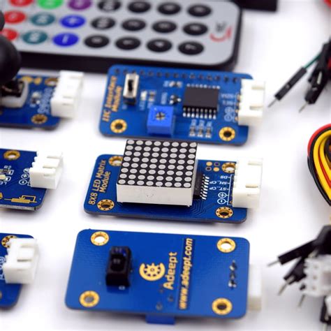 adeept 42módulos ultimate sensor kit para arduino uno r3mega2560nano