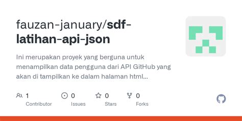 github fauzan january sdf latihan api json ini merupakan proyek yang