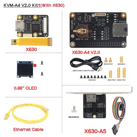 Geekworm Kvm A4 V20 Kit For Raspberry Pi Zero 2 W Open Source Kvm Ove