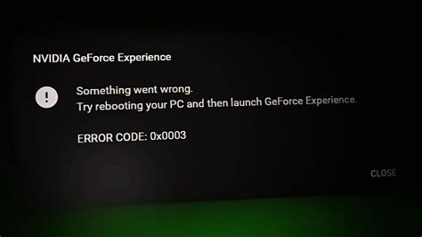 How To Fix Geforce Error Code 0x0003 Techlatest