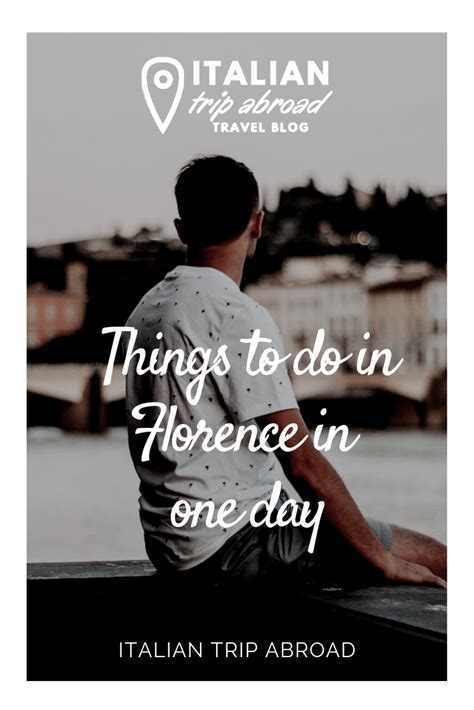 Florence One Day Itinerary Map Artofit