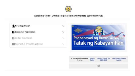 BIR Launches Online Registration System BusinessWorld Online