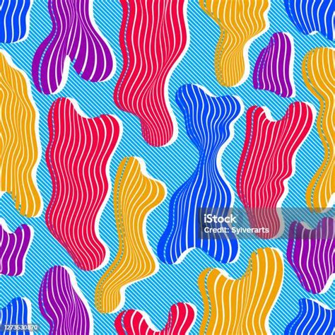 추상 모양 원활한 벡터 배경 스트라이프 유체 줄 지어 추상화 벽지 패턴 패턴 곡선에 대한 스톡 벡터 아트 및 기타 이미지 곡선 구부리기 굽은 Istock