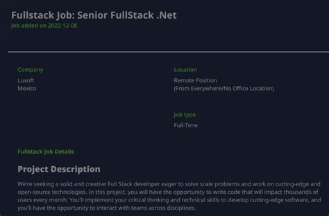 Developers Job Boards Gojsreactpythonrustfullstack On Linkedin