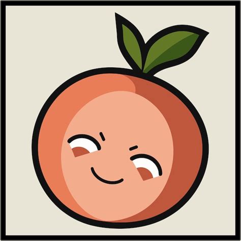 Cute Miracle Fruit Color Vector Illustration Premium Vector