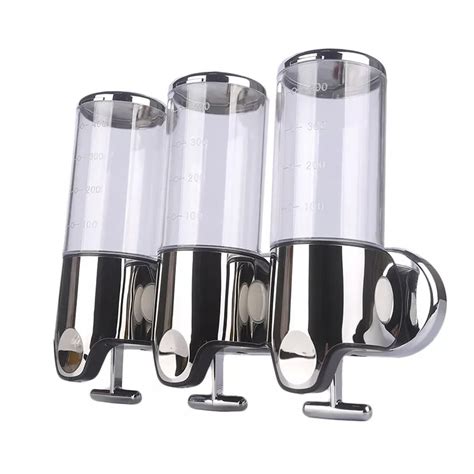 Комплект душ гел шампоан течен сапун балсам или дозатор за баня кухня хотел 3 X 500 мл