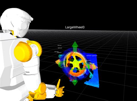 placing a wheel turning at in rviz for use with the valkyrie robot