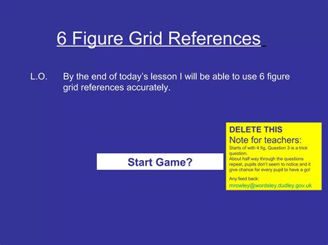 6 Figure Grid References PPT