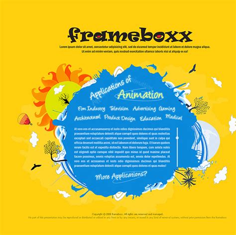 Selected Works Before Css3 And Web Fonts On Behance