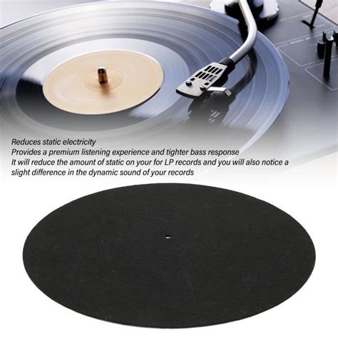 Tapis De Platine Tapis De Laine Pour Platine Vinyle Tapis De Plateau D Enregistrement Anti
