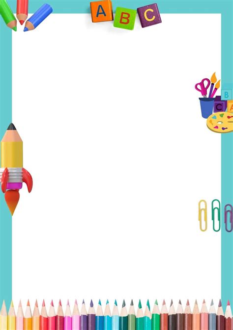 Moldura Infantil Modelos Escolares Para Formatura E Aniversário